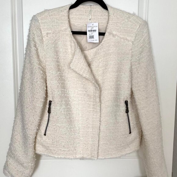 Truth and Pride | Jackets & Coats | Ivory Tweed Bikermoto Jacket L ...